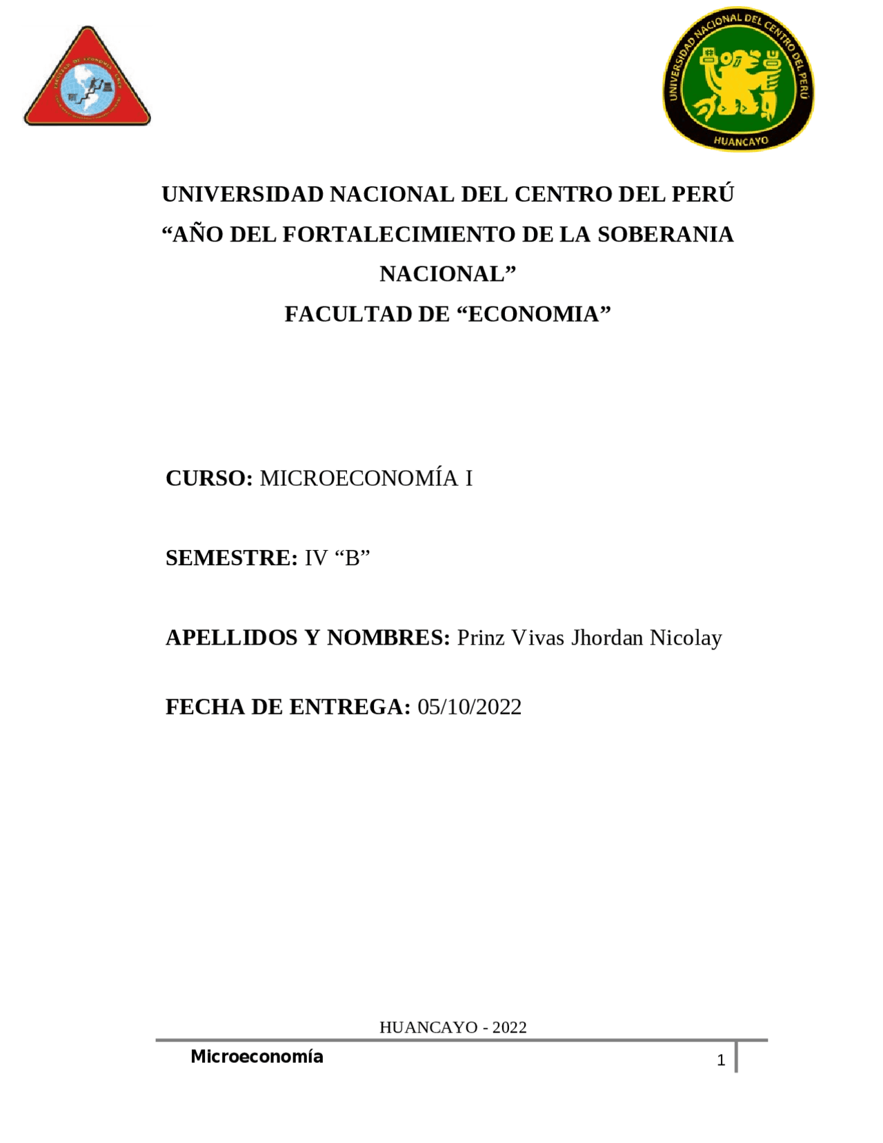 Ejercicios De Microeconomía Ejercicios De Microeconomía Docsity