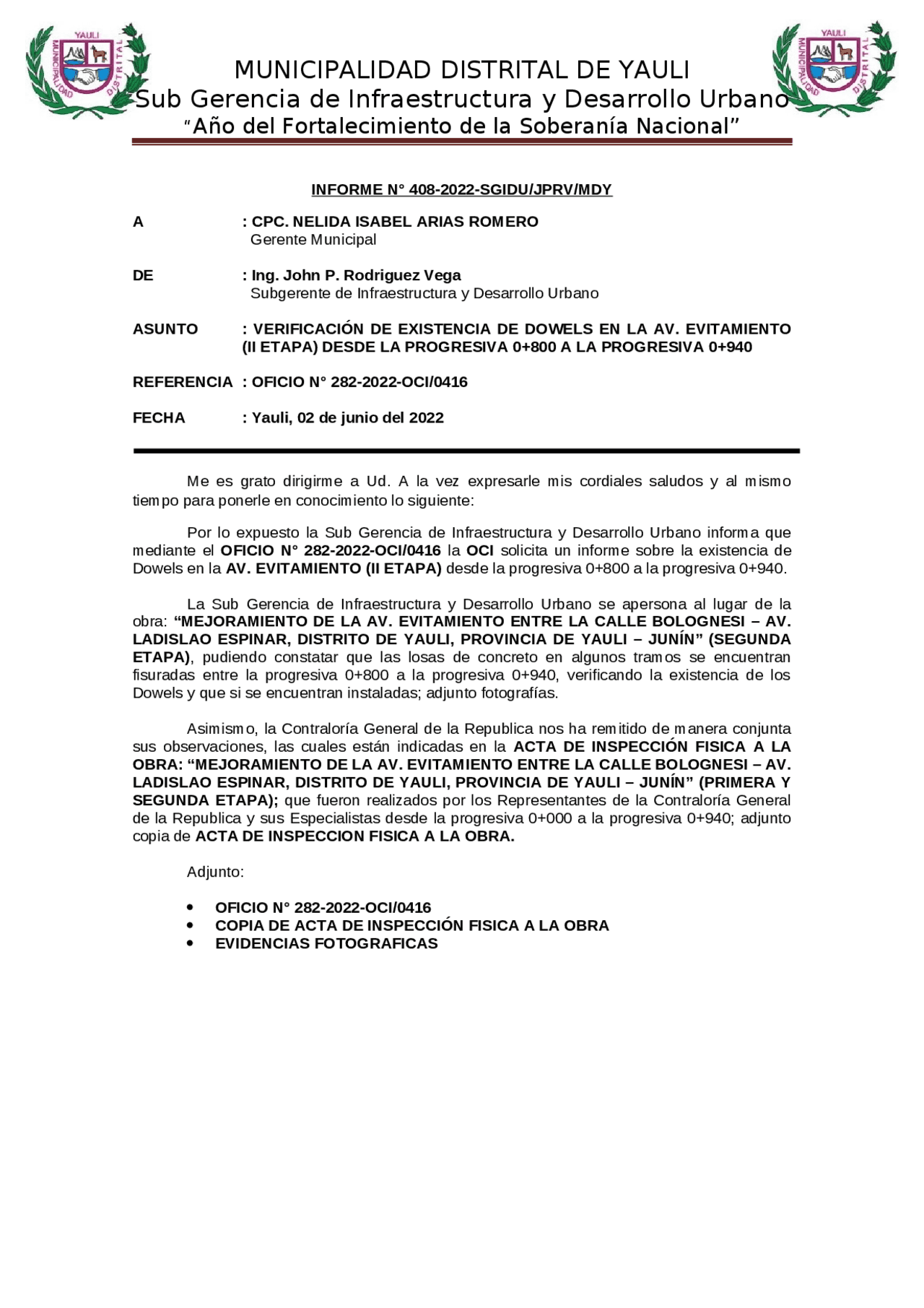 Informe De Contraloria Resúmenes De Comunicación Docsity