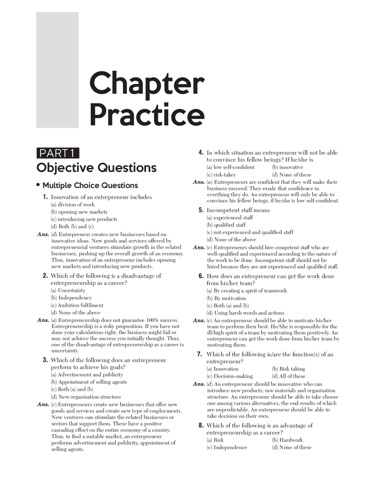 Entrepreneur skills notes for class 10 Information practice | Study ...