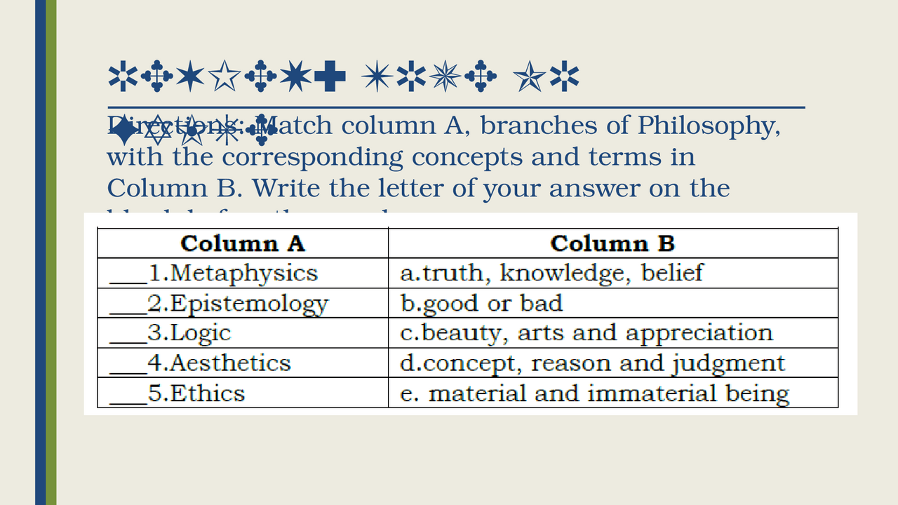 Holistic Thinking and Partial Perspective | Slides Philosophy | Docsity