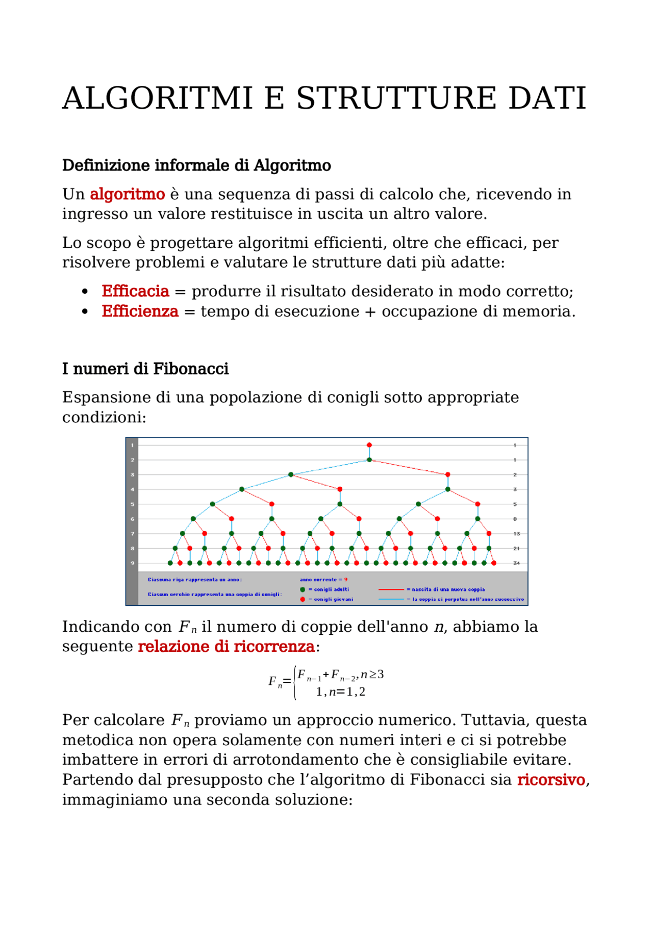 Algoritmi E Strutture Dati Appunti Di Algoritmi E Strutture Di Dati