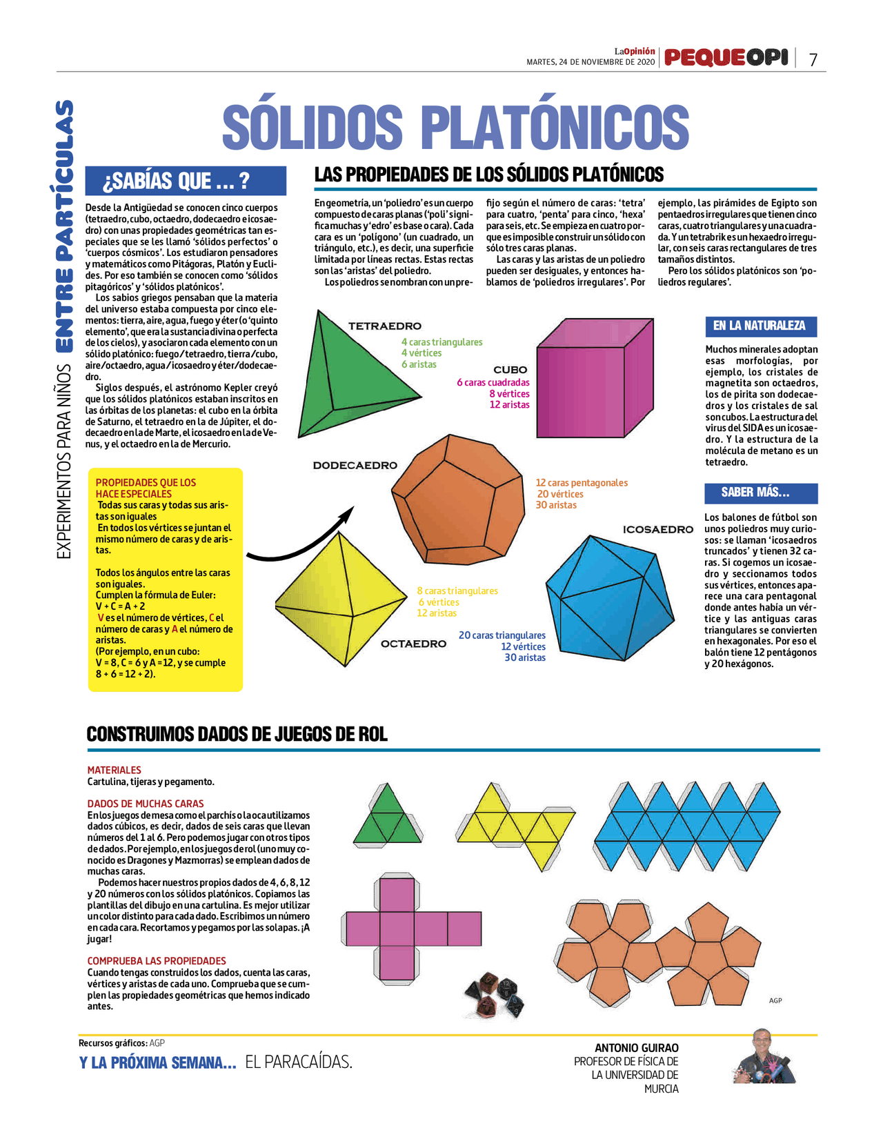 Tema solidos platonicos | Apuntes de Matemáticas | Docsity