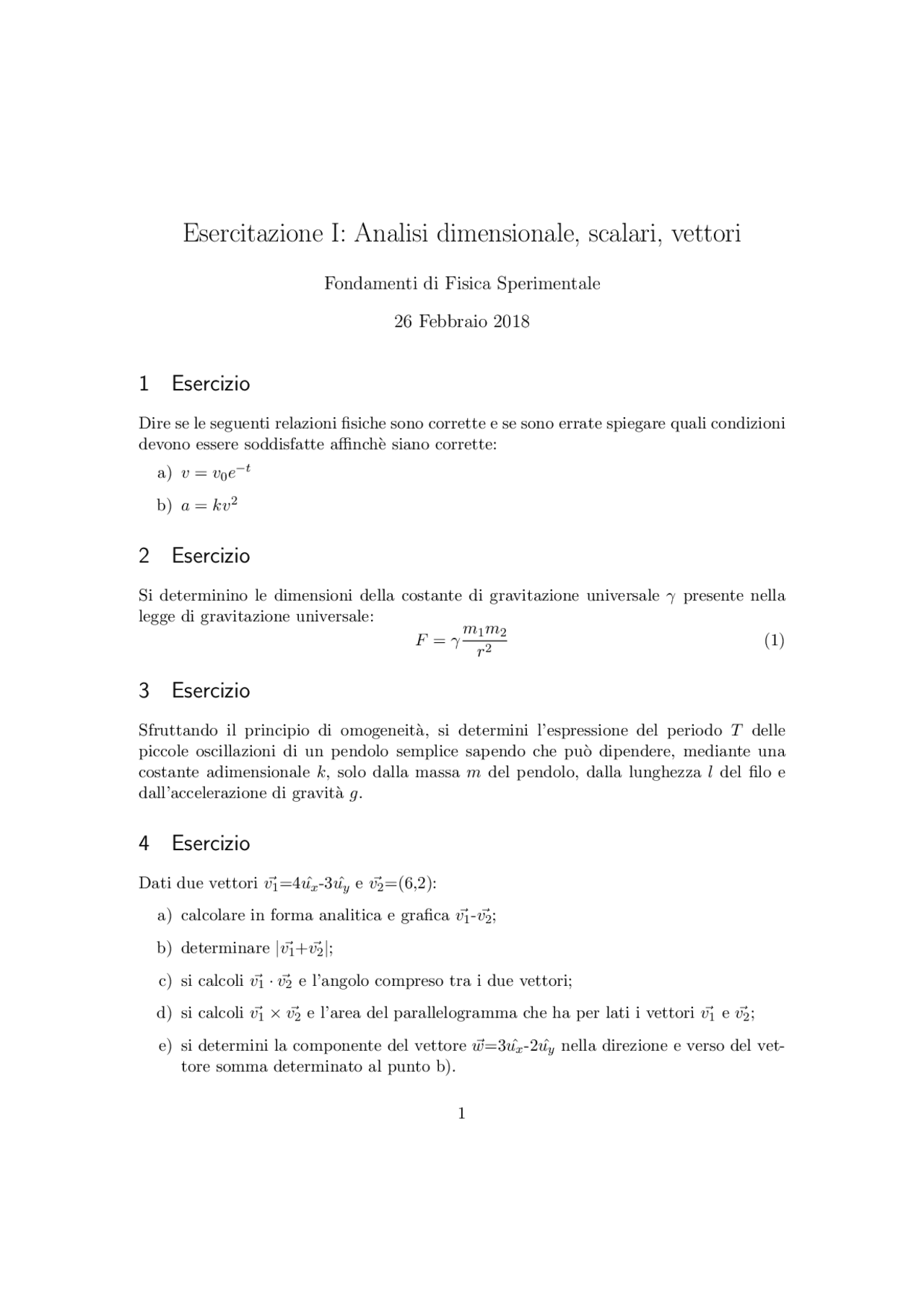 Esercitazioni In Classe Esercizi Di Diritto Docsity