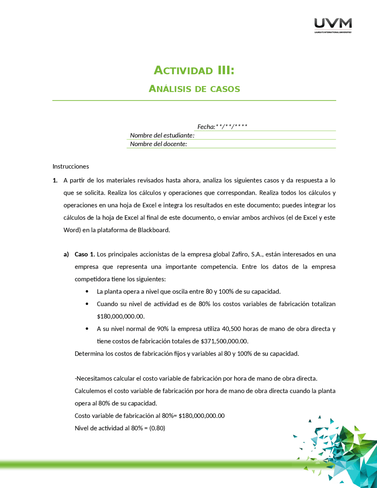 Casos Ejercicios Practicos Ejercicios De Marketing Docsity