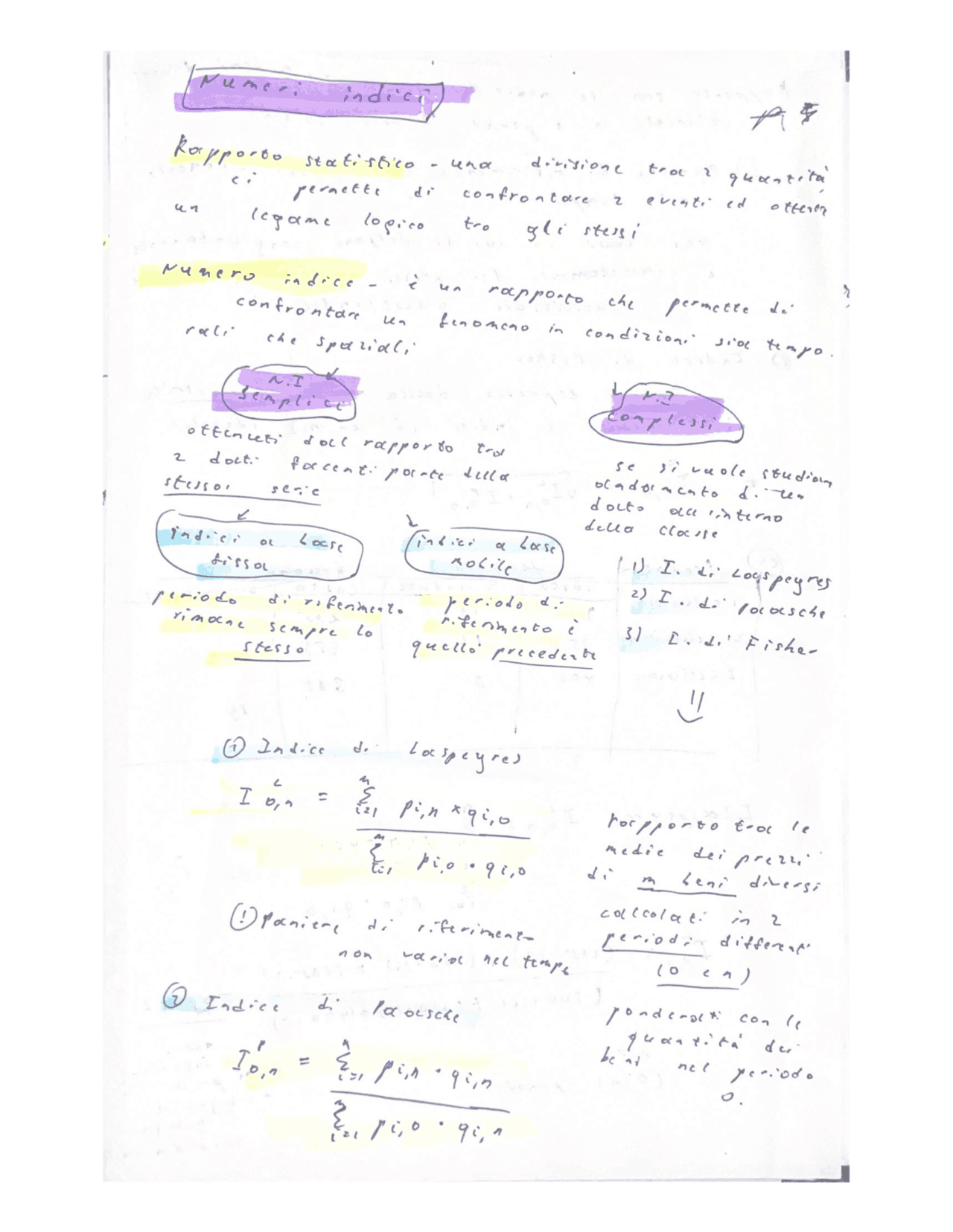 Statistica Corso Base Schemi E Mappe Concettuali Di Statistica Docsity