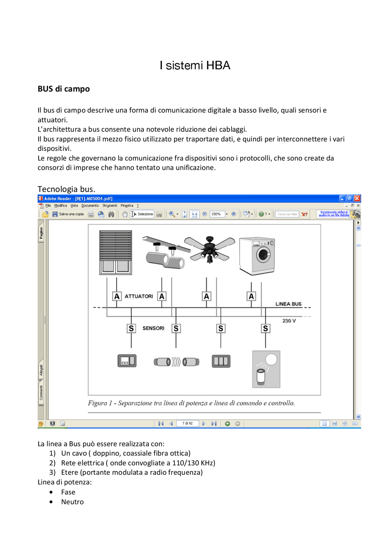 Riassunto Sistemi Hba Sintesi Del Corso Di Sistemi Informatici Docsity