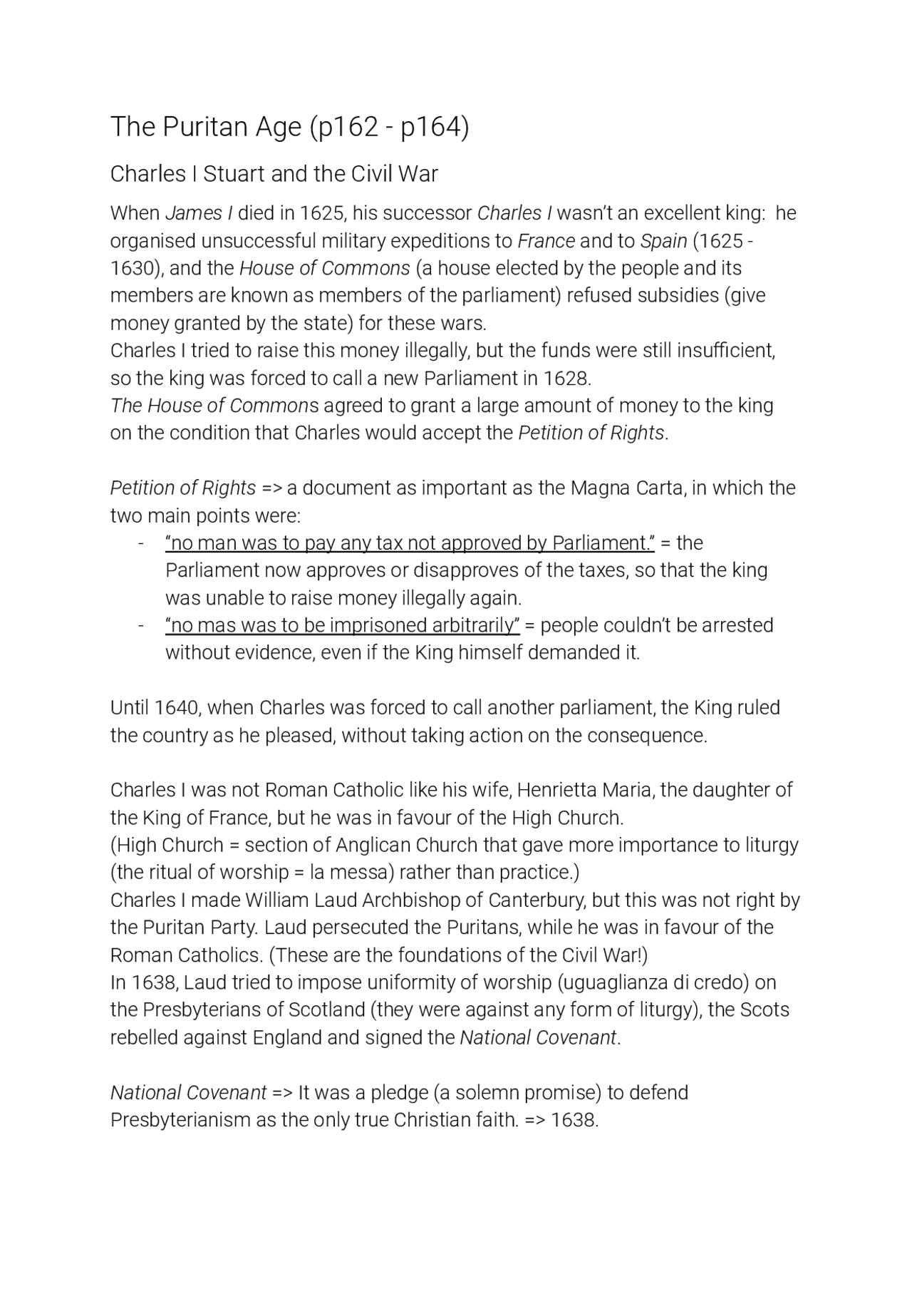 Historical Background Appunti Di Inglese Docsity