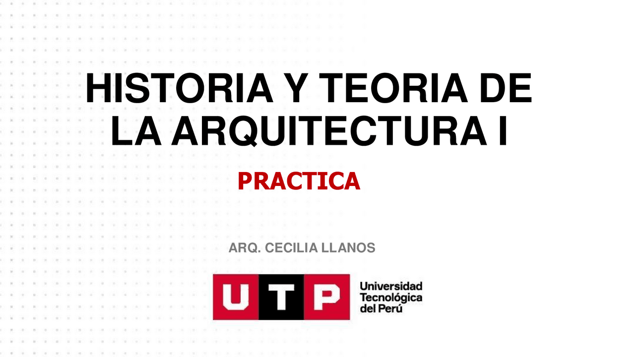Historia De La Arquitectura Diapositivas De Arquitectura Docsity