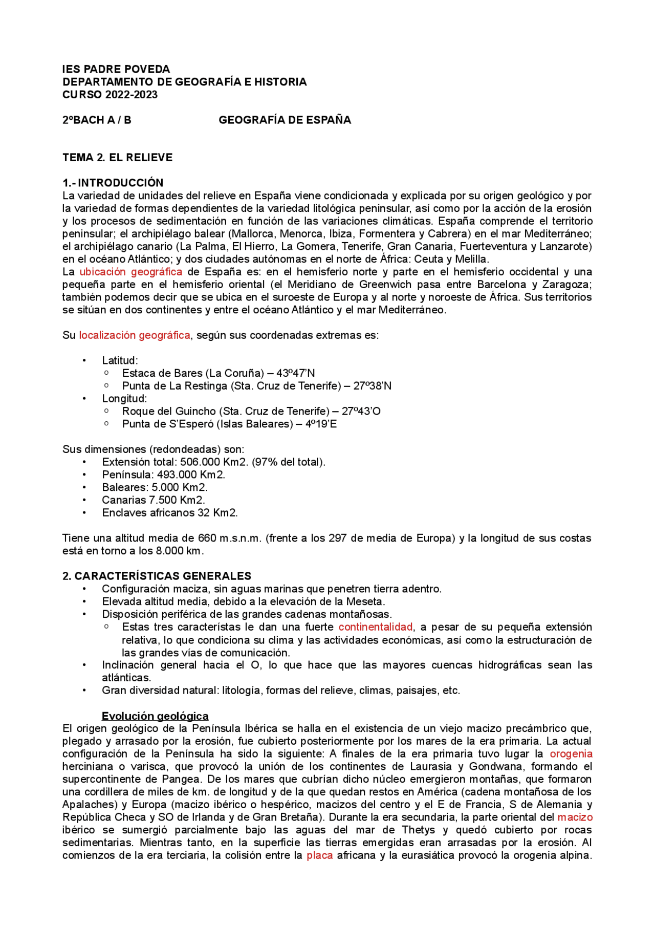 Tema 2 De Geografía Y Practicas Resúmenes De Geografía Docsity