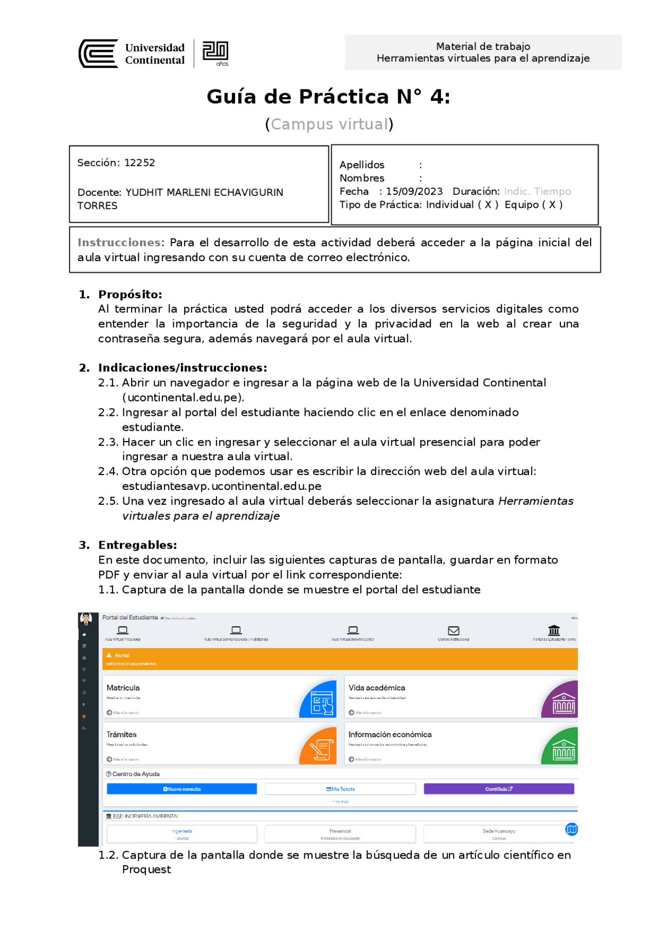 Es un trabajo de herramientas virtuales para el aprendizaje ...