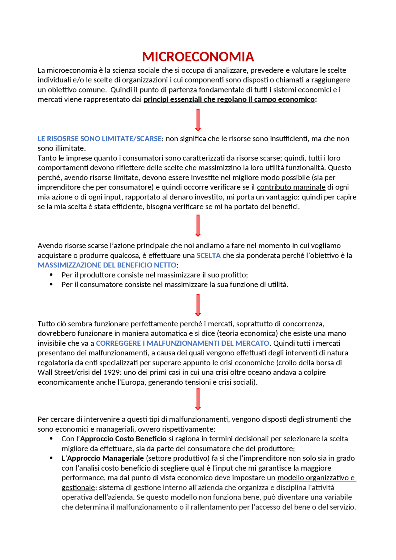 Microeconomia Appunti Appunti Di Microeconomia Docsity