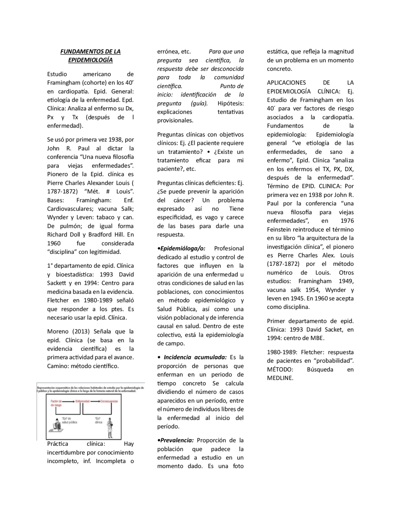 Epidemiología Clínica Apuntes De Derecho Docsity