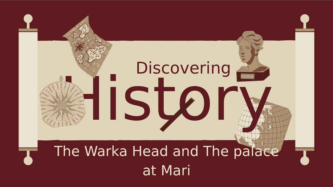 the warka head and palace at mari- case studies class 11th | Summaries ...