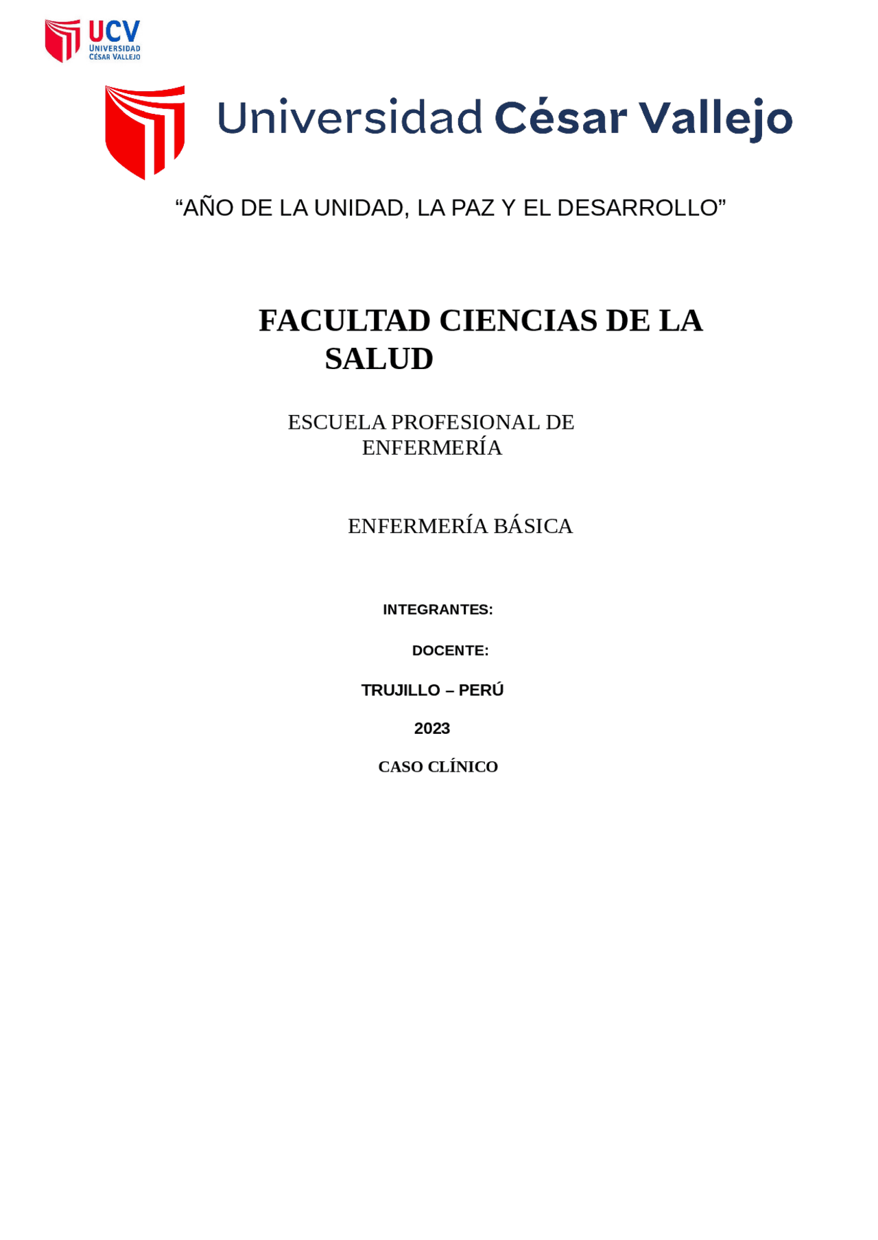 Caso Clínico Número 3 Apuntes De Enfermería Docsity