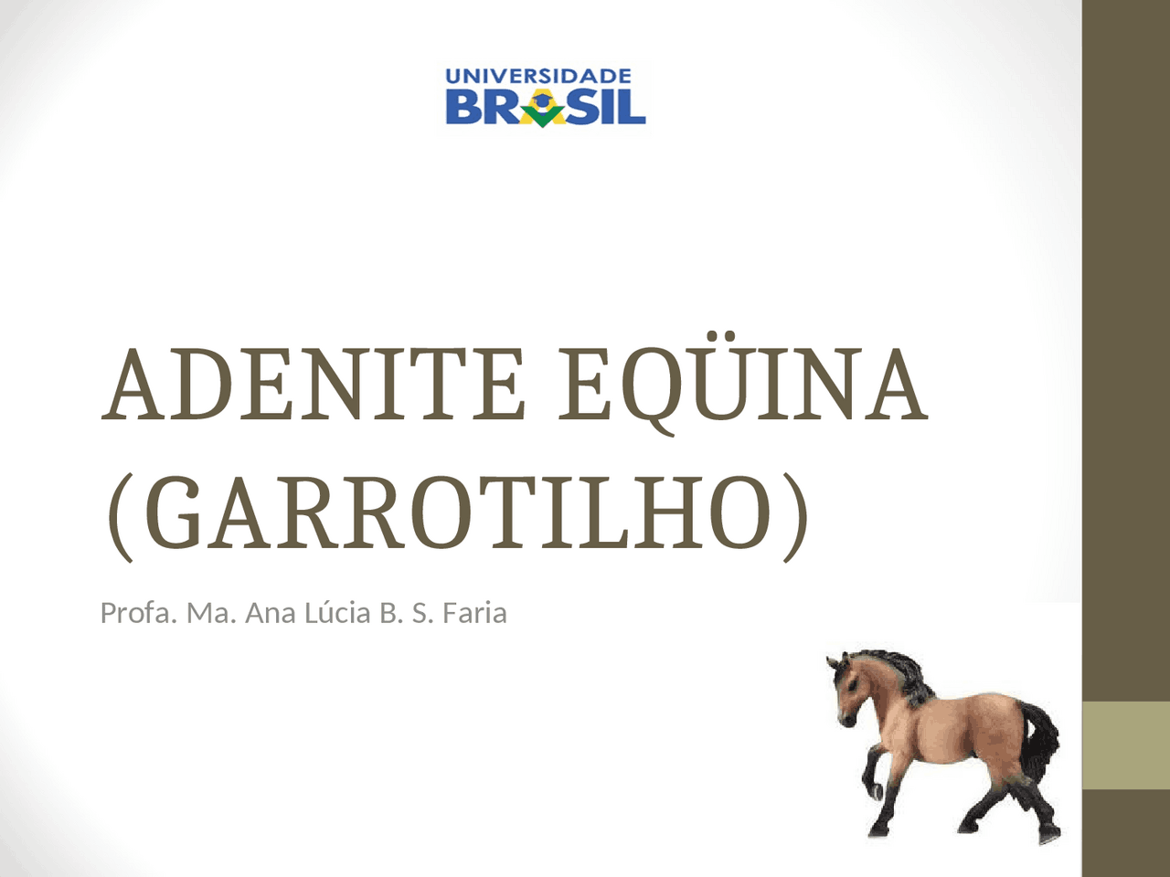 GARROTILHO EQUINOS, SAÚDE EQUINA | Notas de aula Doença Infecciosa ...