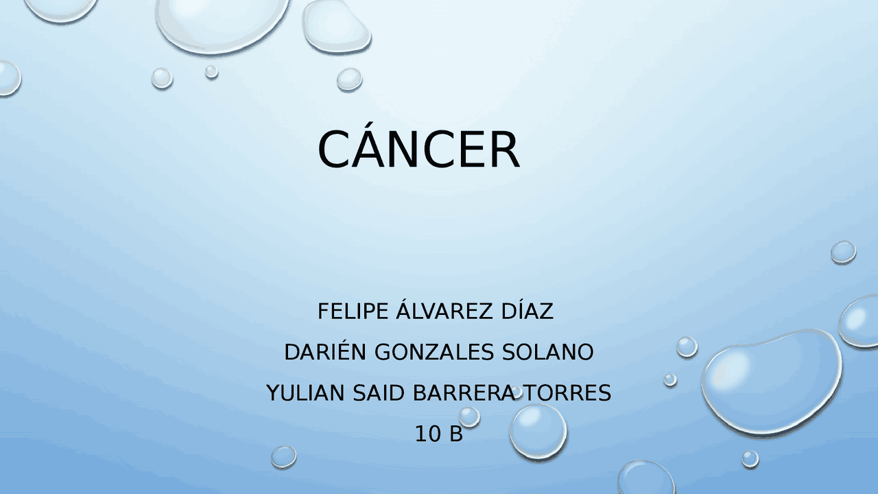 Diapositivas y explicacion cancer | Esquemas y mapas conceptuales de ...