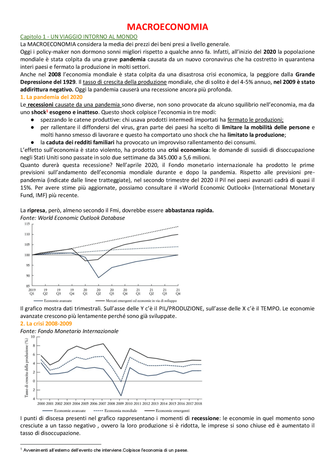 Macroeconomia Riassunto Appunti Di Macroeconomia Docsity