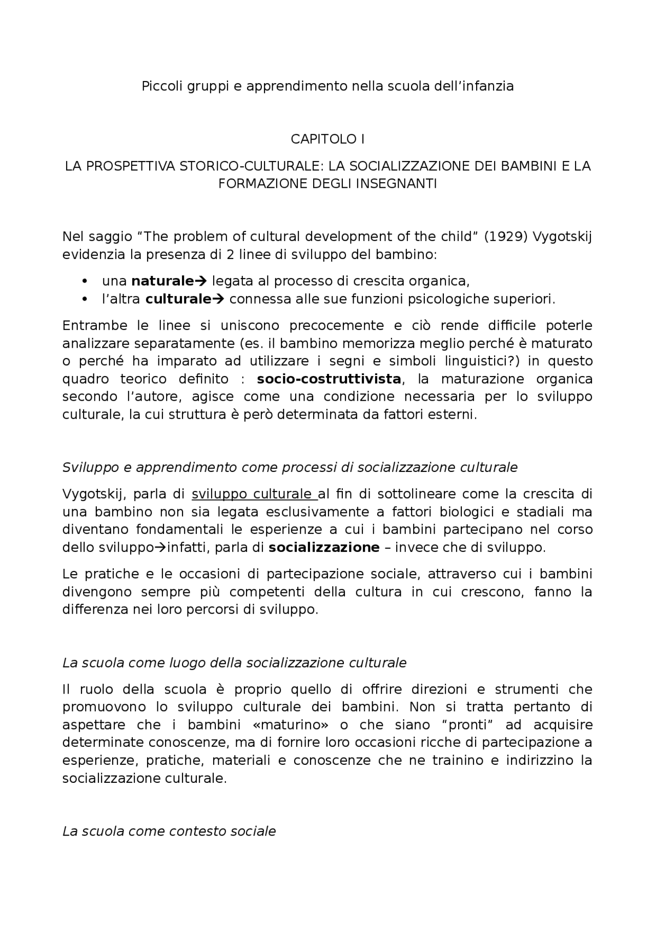 Il Documento Fa Riferimento Alla Sintesi Del Libro Sintesi Del Corso