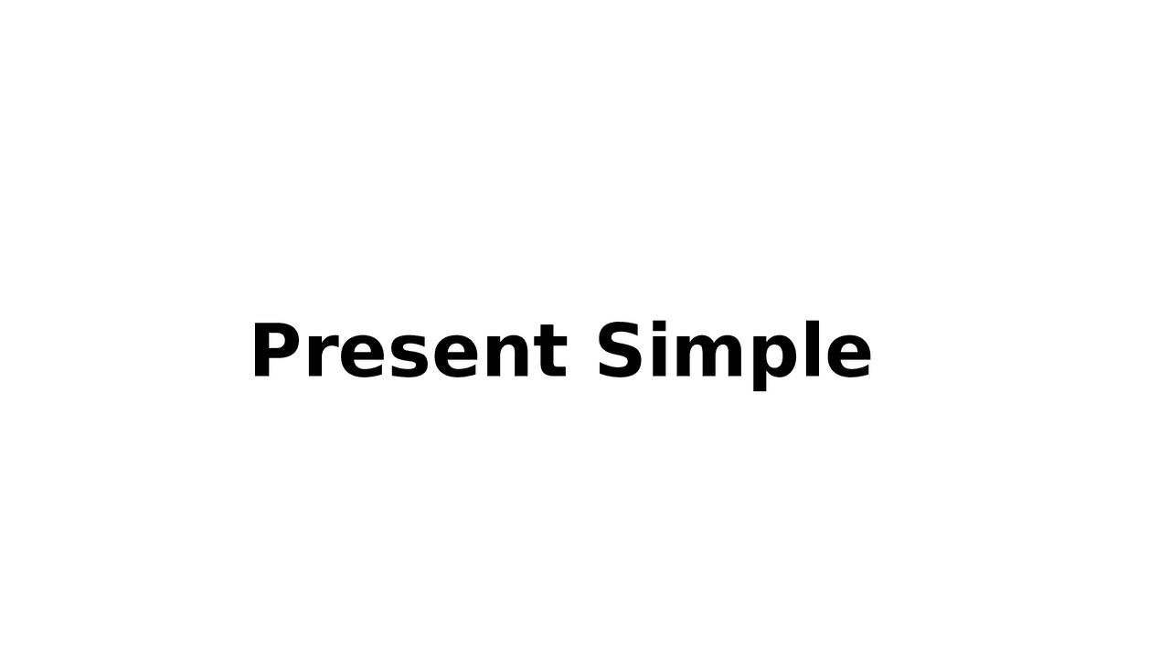 Present Simple y Continuous | Diapositivas de Inglés | Docsity