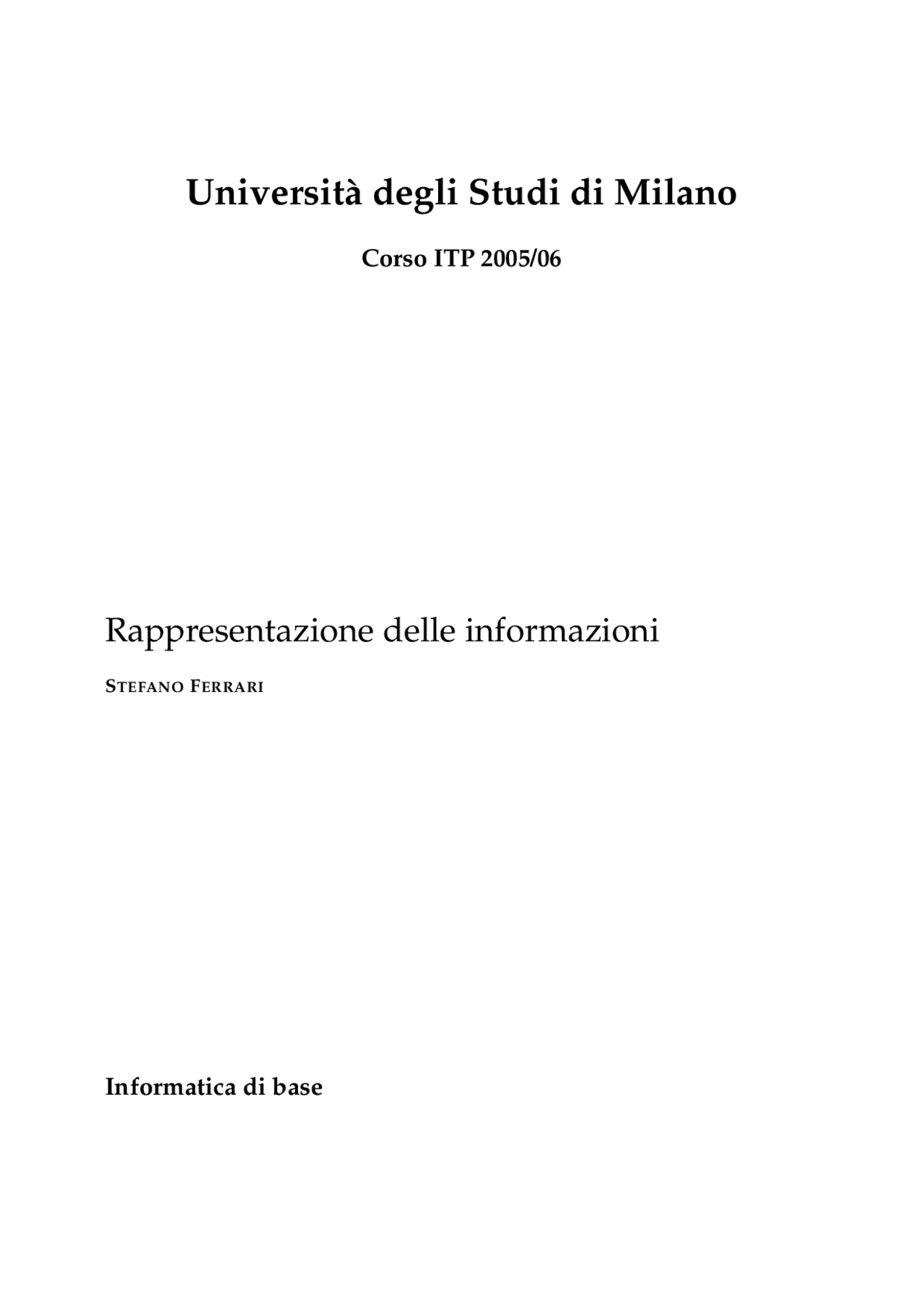 Esercizi Conversione Esercizi Di Informatica Docsity