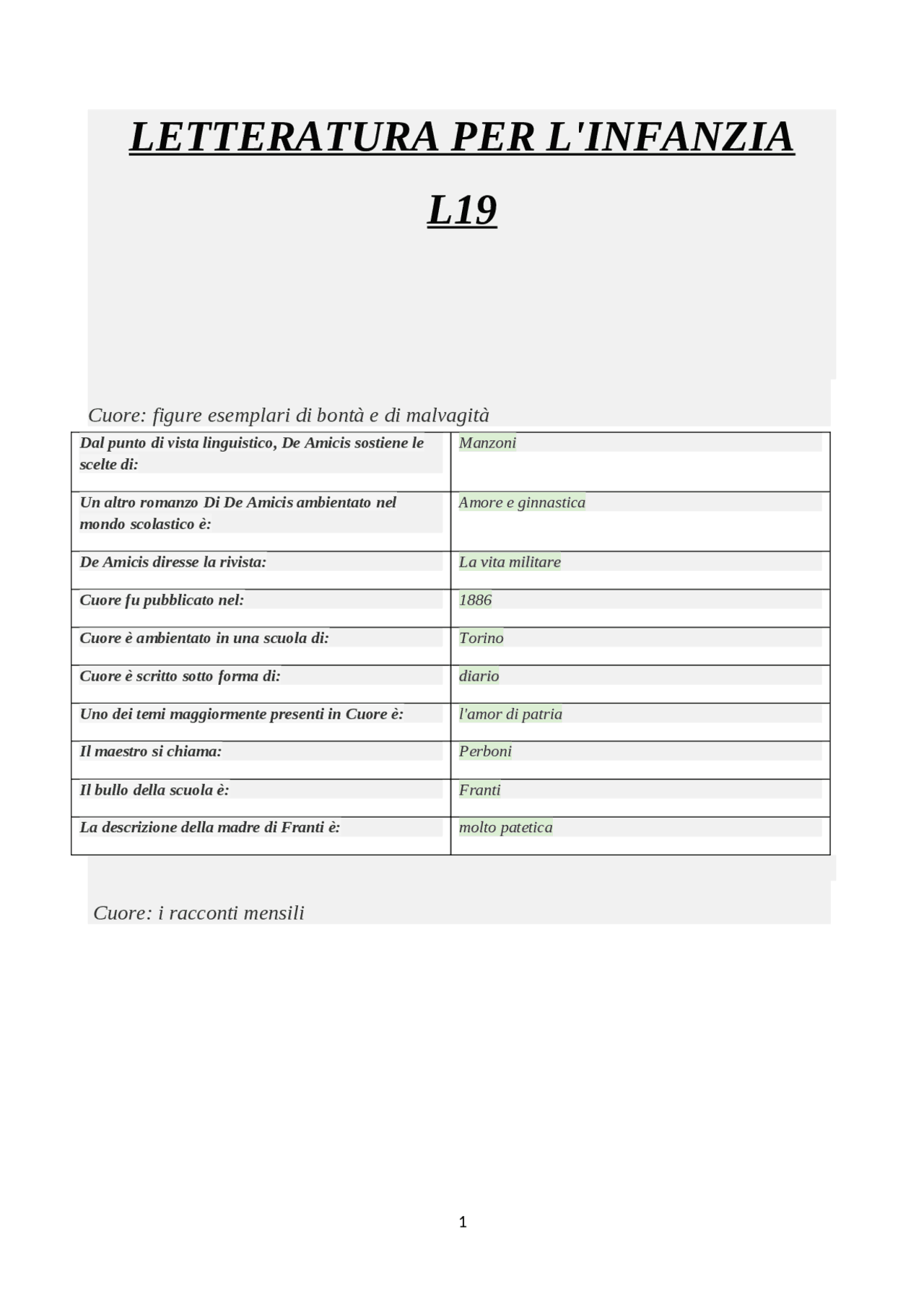 Letteratura Per Linfanzia L19 Scienze Delleducazione E Della