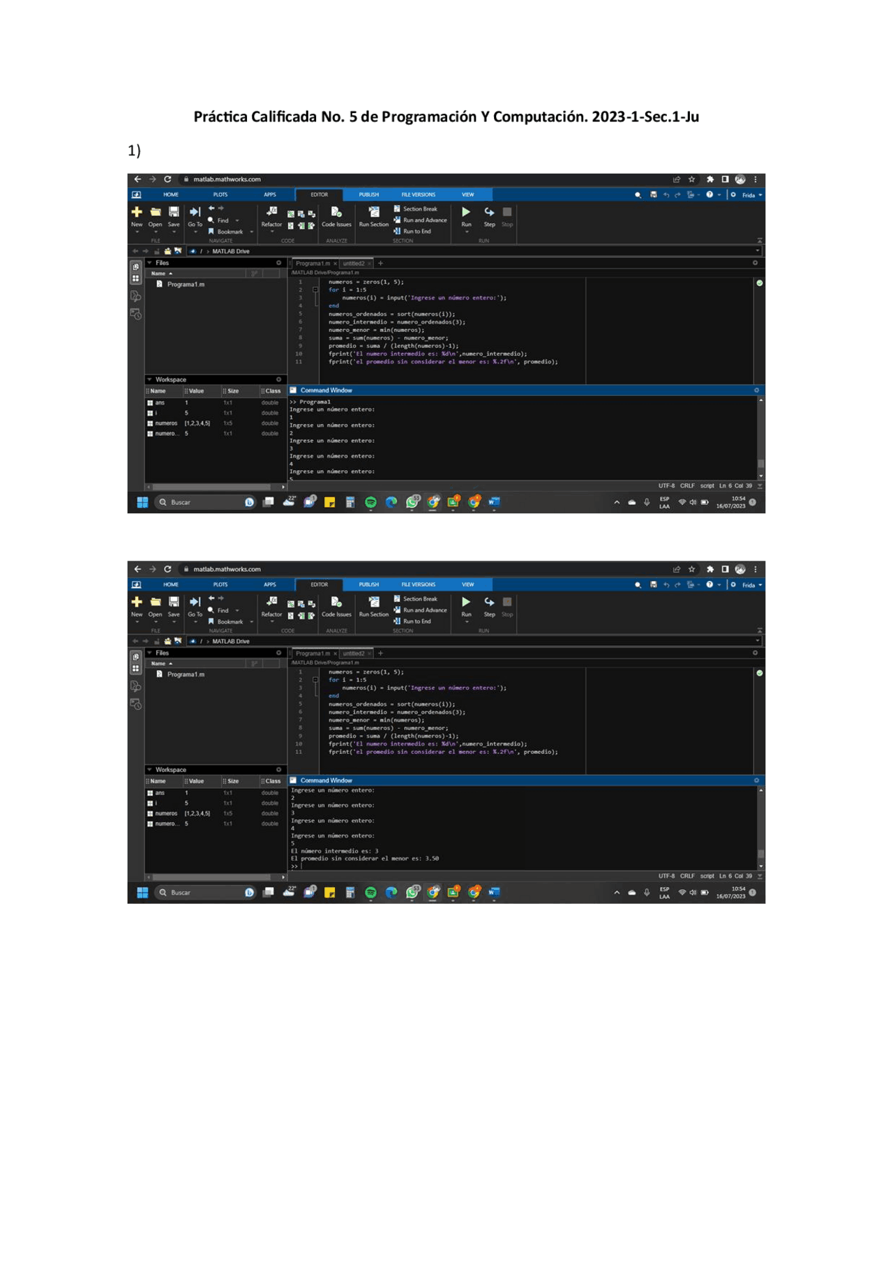 Practica 5 De Programación Exámenes De Programación C Docsity