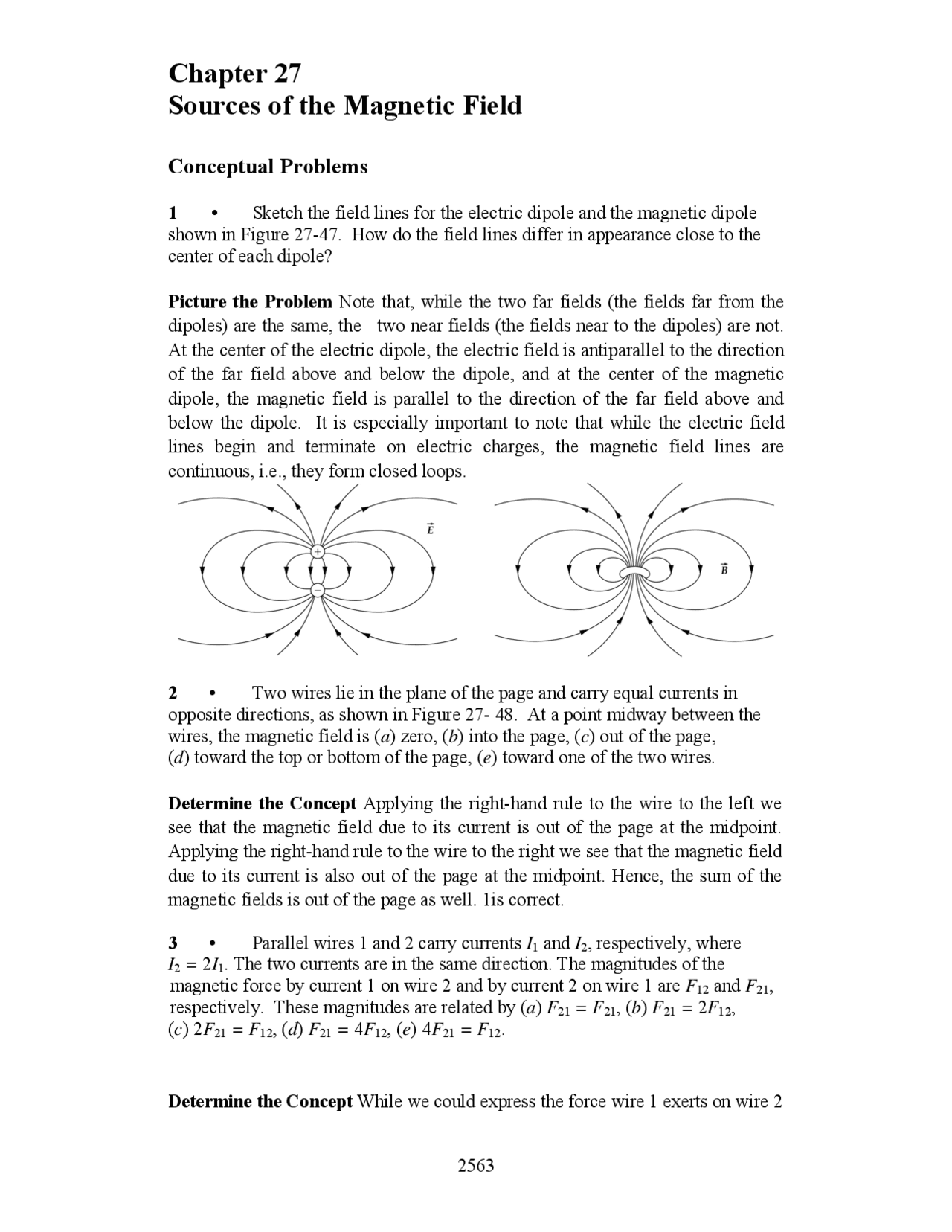 Sources of the Magnetic Field: Conceptual Problems and Exercises - Prof. Rivera | Ejercicios de ...