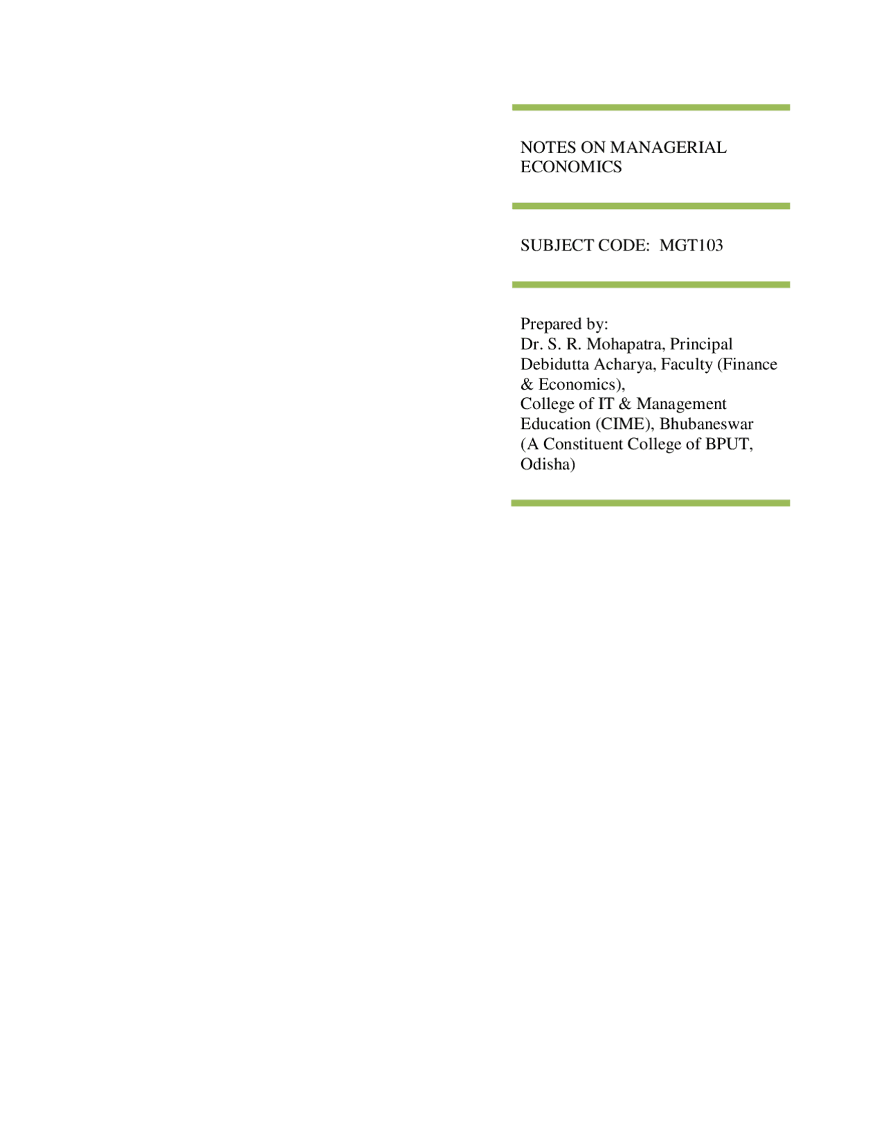 System Analysis And Design Lecture Notes System Analysis And Design Docsity