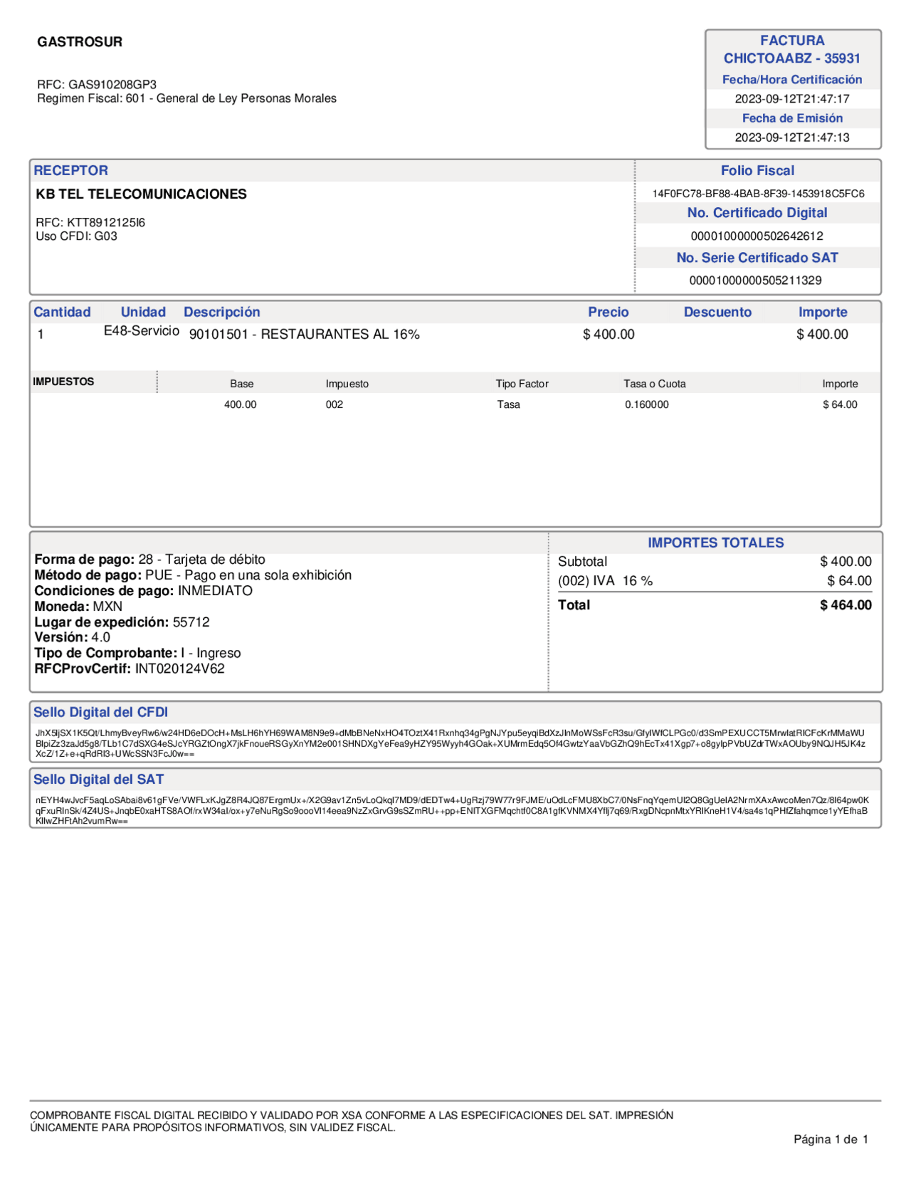 ELABORACION DE FACTURA | Ejercicios de Contabilidad | Docsity