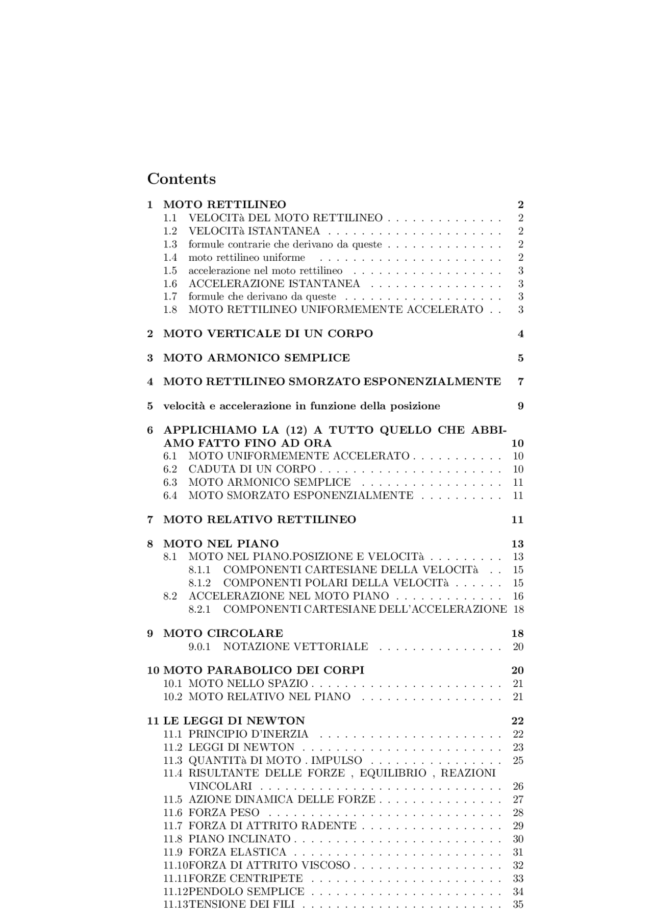 Riassunto Fisica 1 Formulario Schemi E Mappe Concettuali Di Fisica