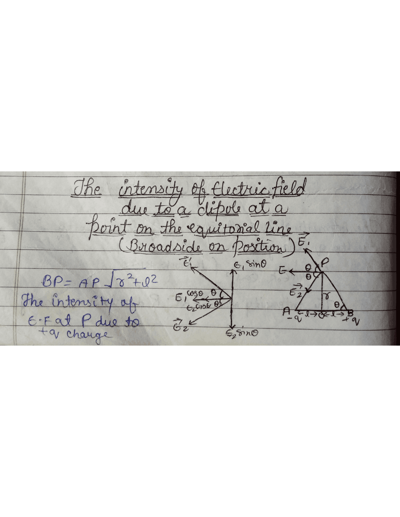 Electric Charges & Fields Pt. 2 | Study notes Physics | Docsity