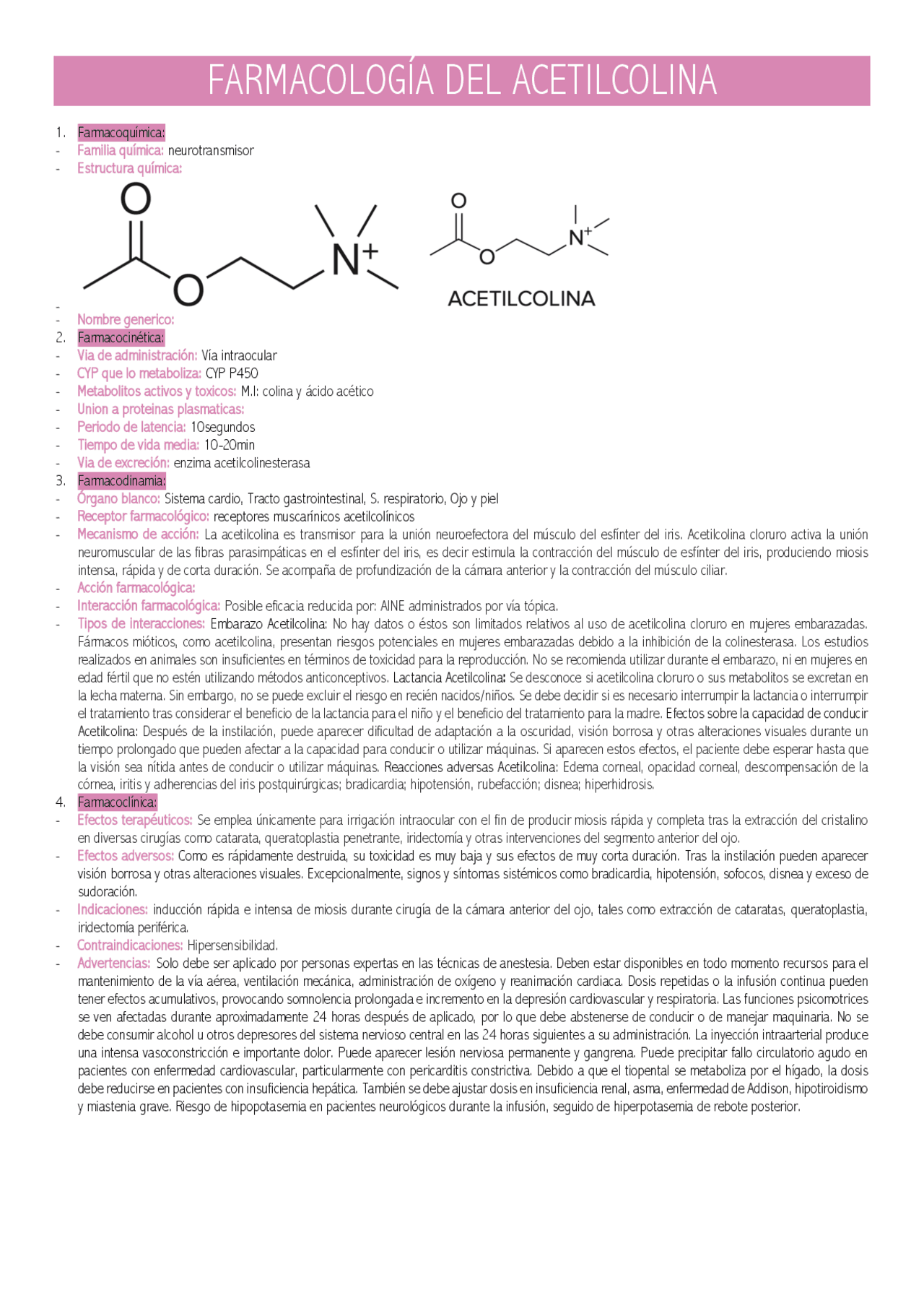 Farmacología De 2 Fármacos Apuntes De Farmacología Docsity