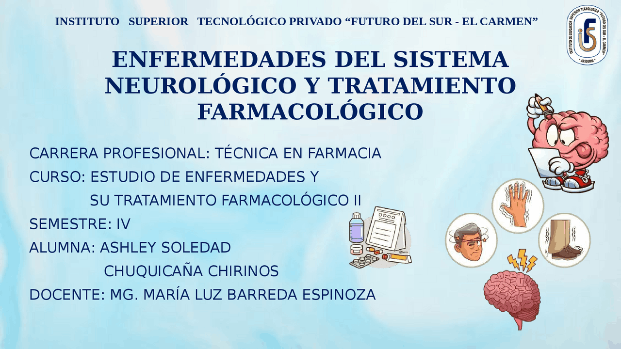Sistema Neurológico Y Enfermedades Diapositivas De Fundamentos De