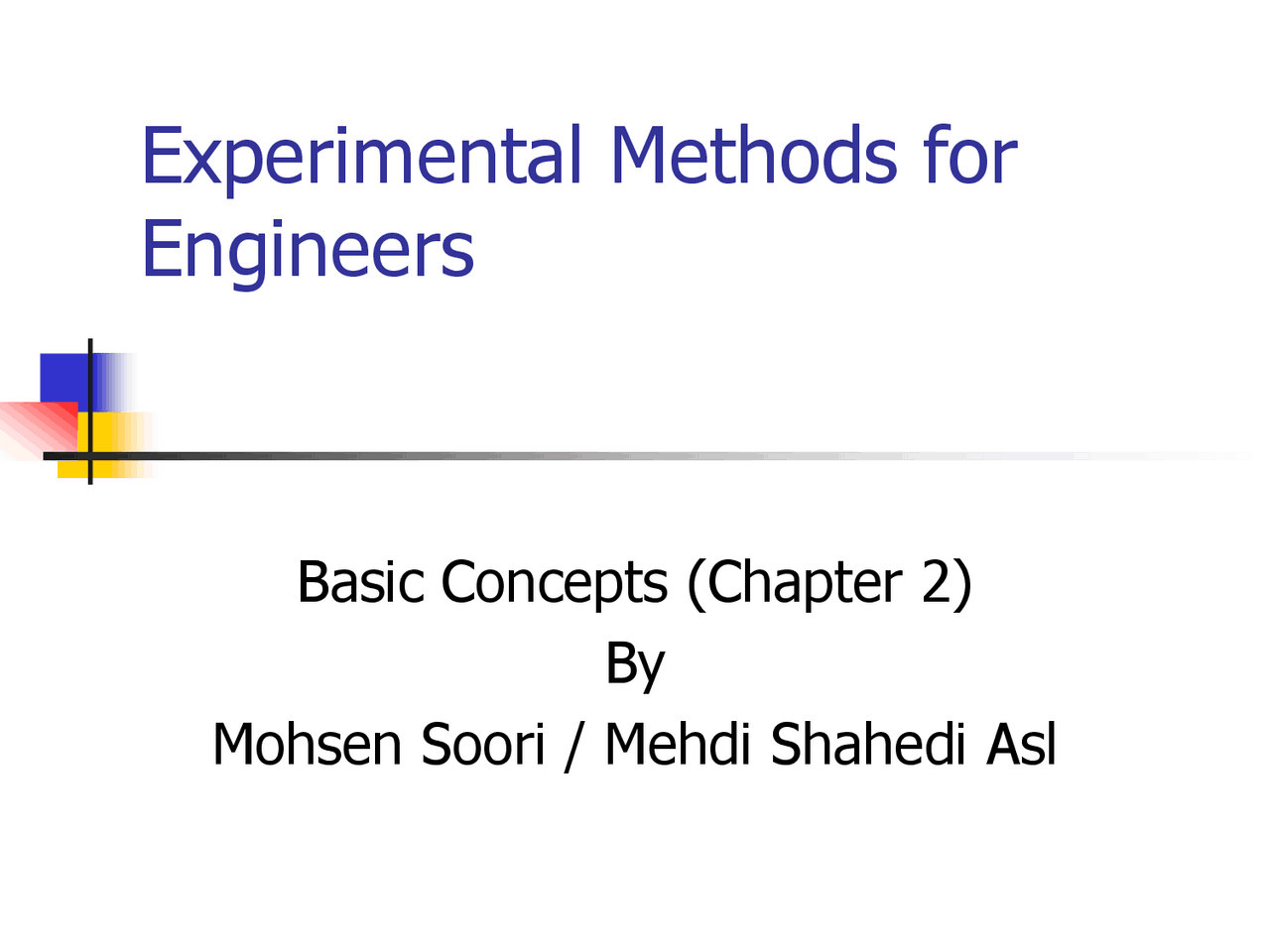 Engineering Experimentation Lecture Notes Aeronautical Engineering