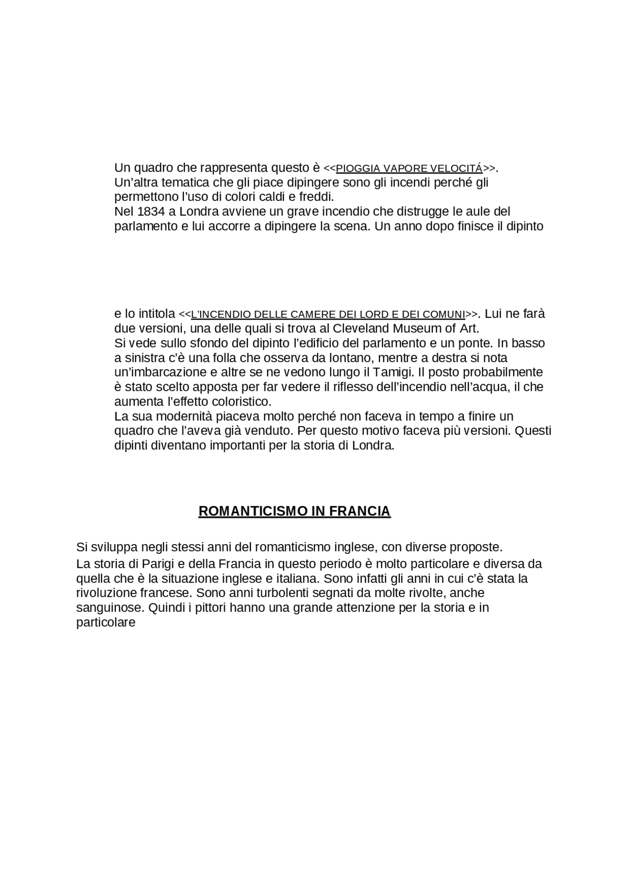 Schemi Arte Su Romanticismo E Realismo Schemi E Mappe Concettuali Di