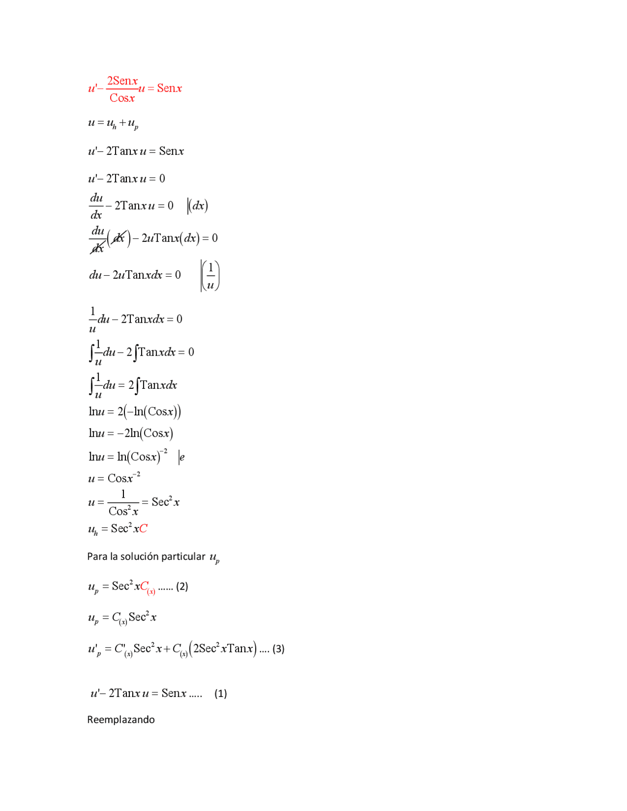Ejercicios resueltos de primer orden | Ejercicios de Ecuaciones Diferenciales | Docsity