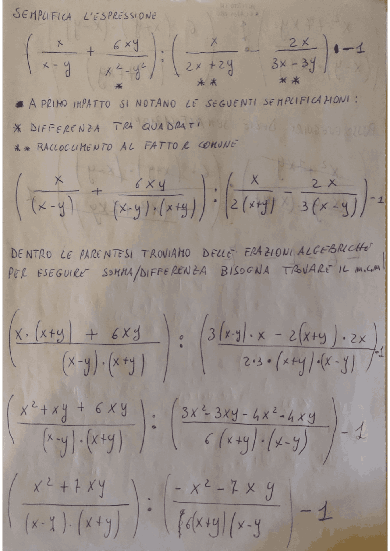 Esercizi svolti con spiegazione di equazioni frazionarie | Esercizi di ...