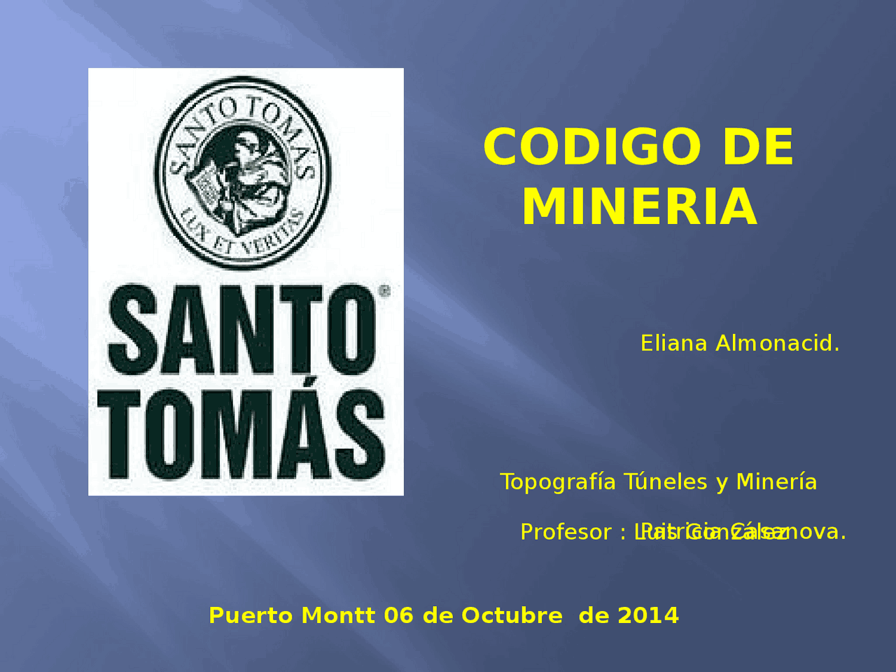 El Código De Minería De Chile Se Encuentra Vigente Desde 1983