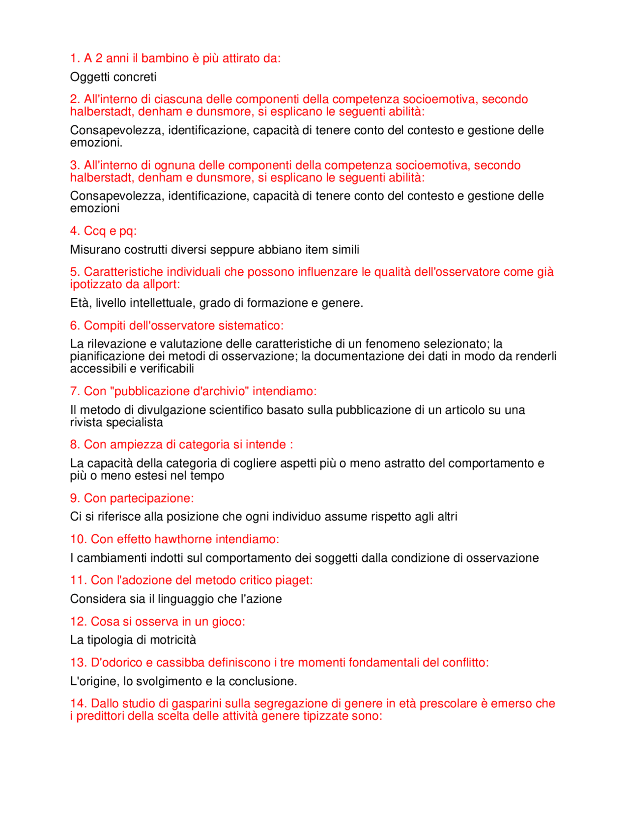 Paniere Modelli E Tecniche Di Osservazione Del Comportamento Nei Contes