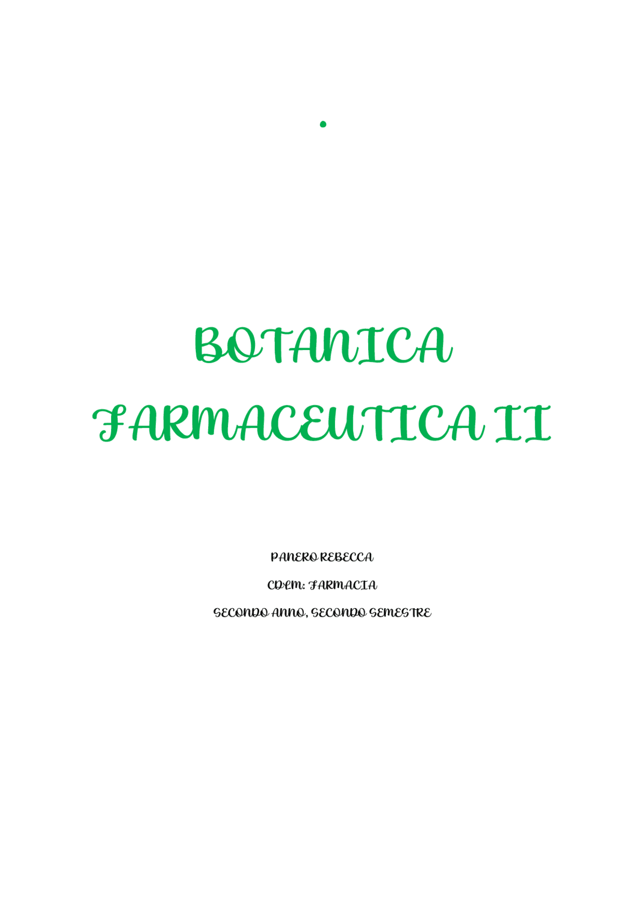Appunti Botanica Generale Secondo Modulo Classificazione Di Tutte Le