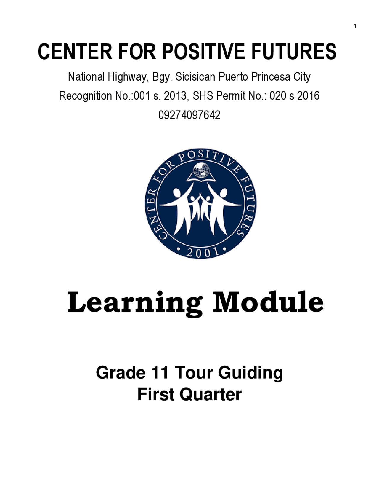 Tour Guiding Technique | Lecture notes Environmental science | Docsity