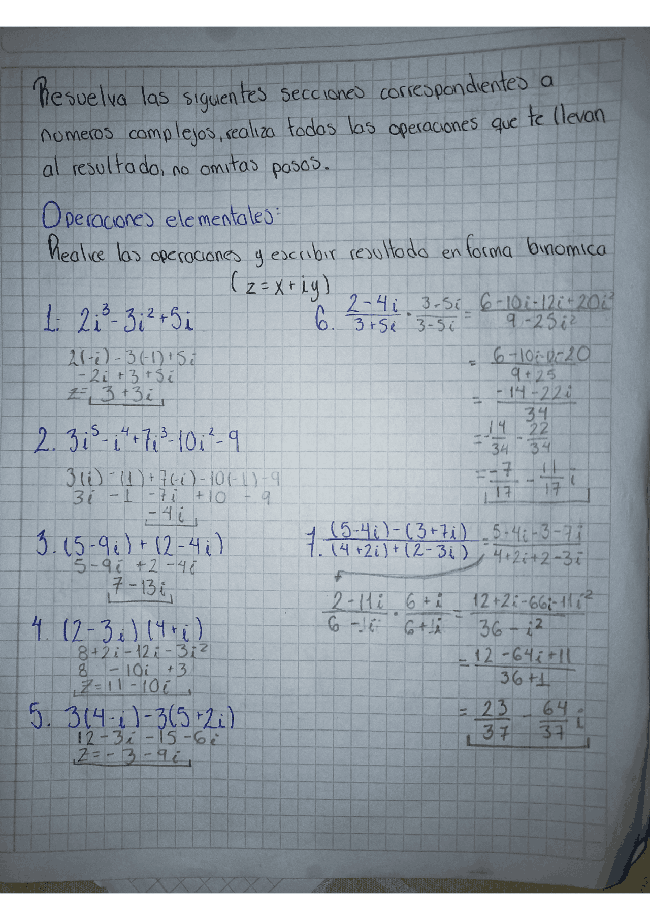 álgebra Basica Guía Para Estudiar Ejercicios De álgebra Docsity