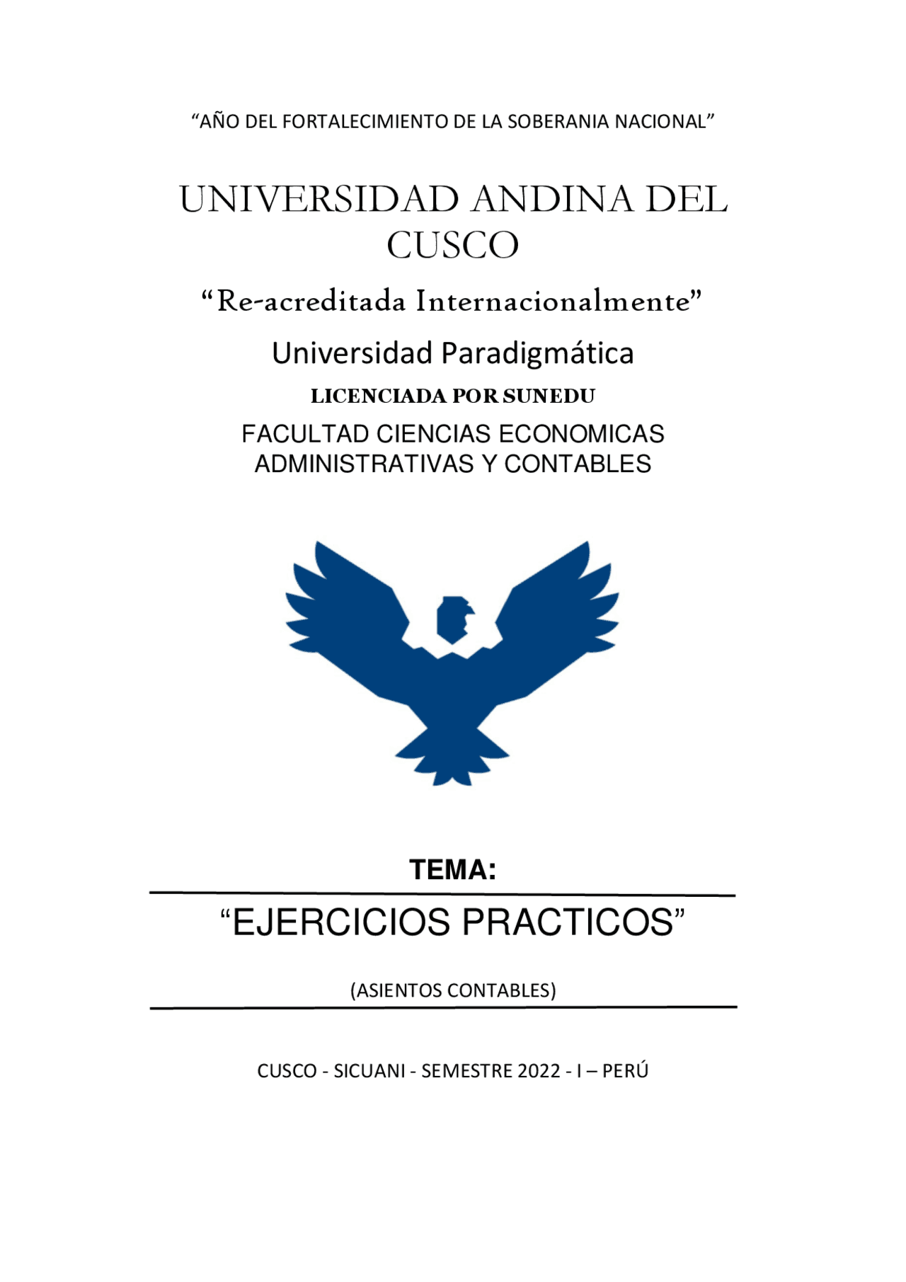 Ejercicios Contables Ejercicios De Derecho Docsity