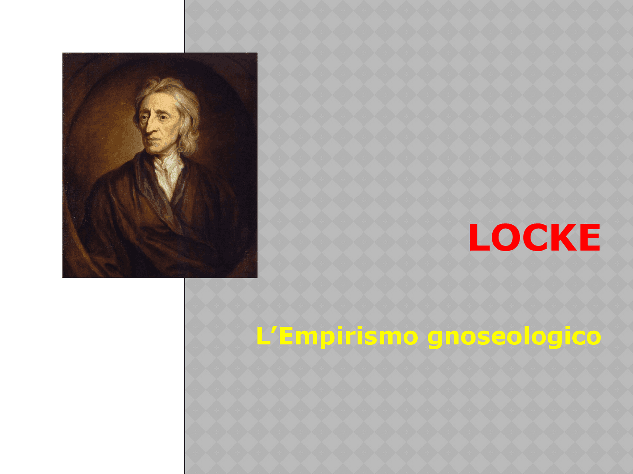Locke Empirismo Gnoseologico Schemi E Mappe Concettuali Di Filosofia
