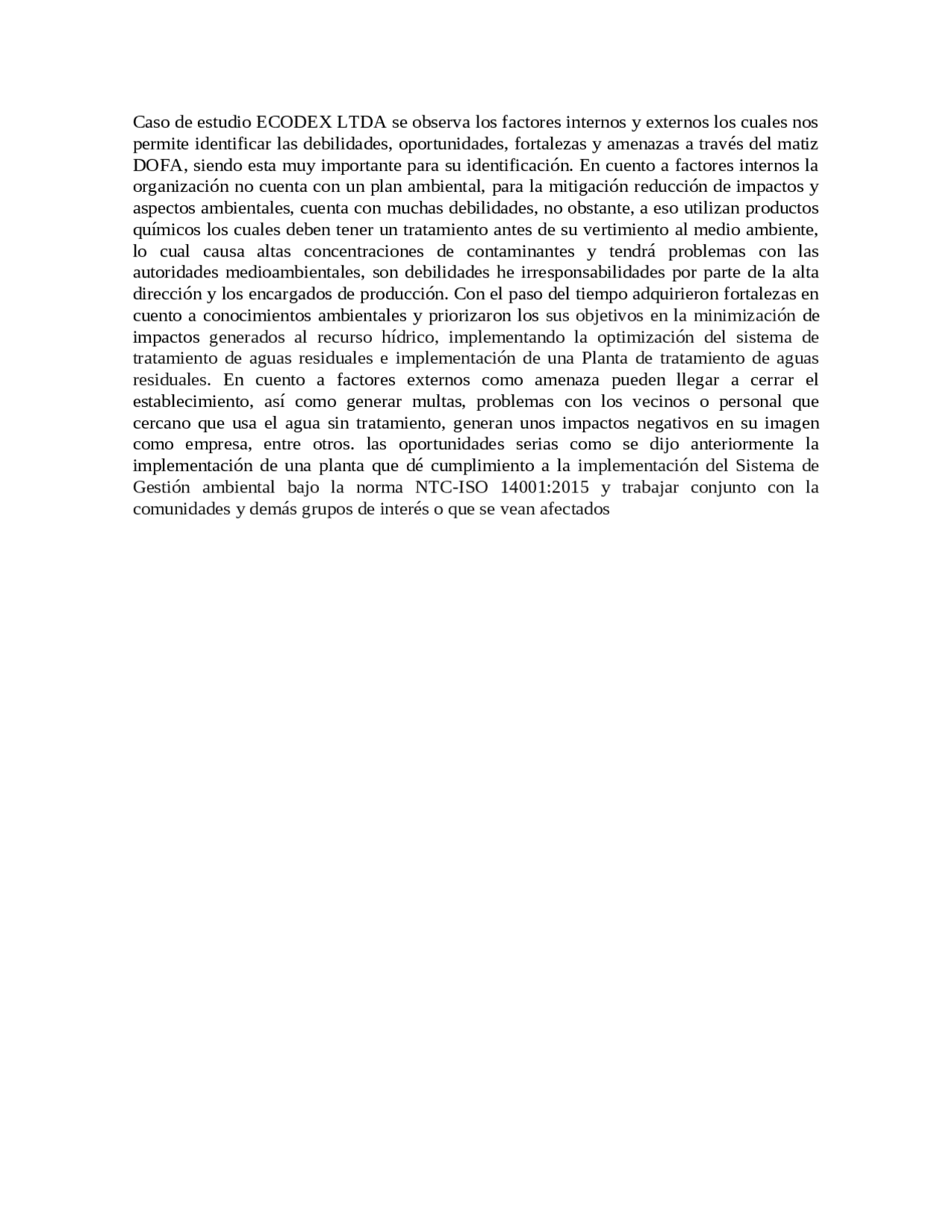 Sistemas De Gestión Ambiental Ejercicios De Gestión Ambiental Docsity