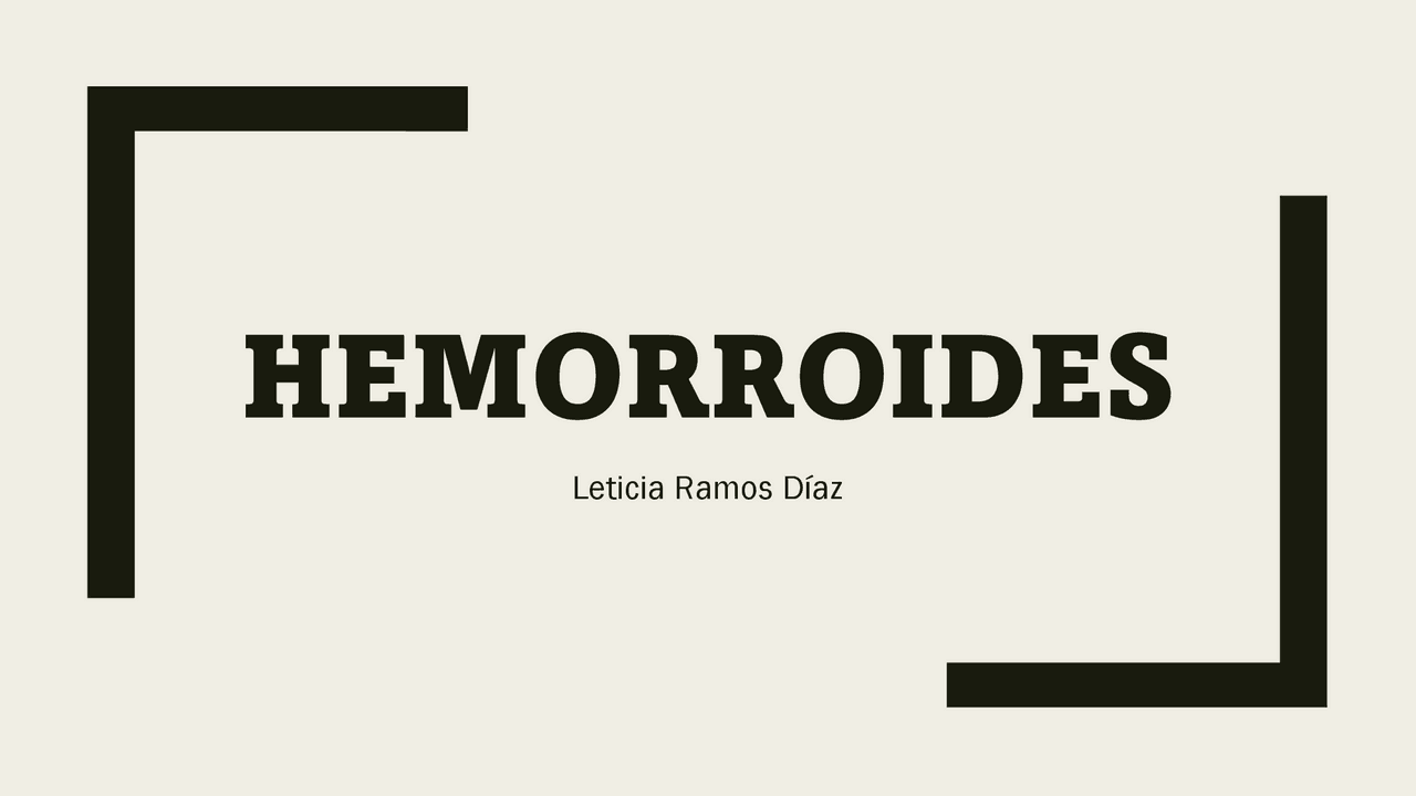 Hemorroides: Grados y tratamiento | Diapositivas de Cirugía General ...