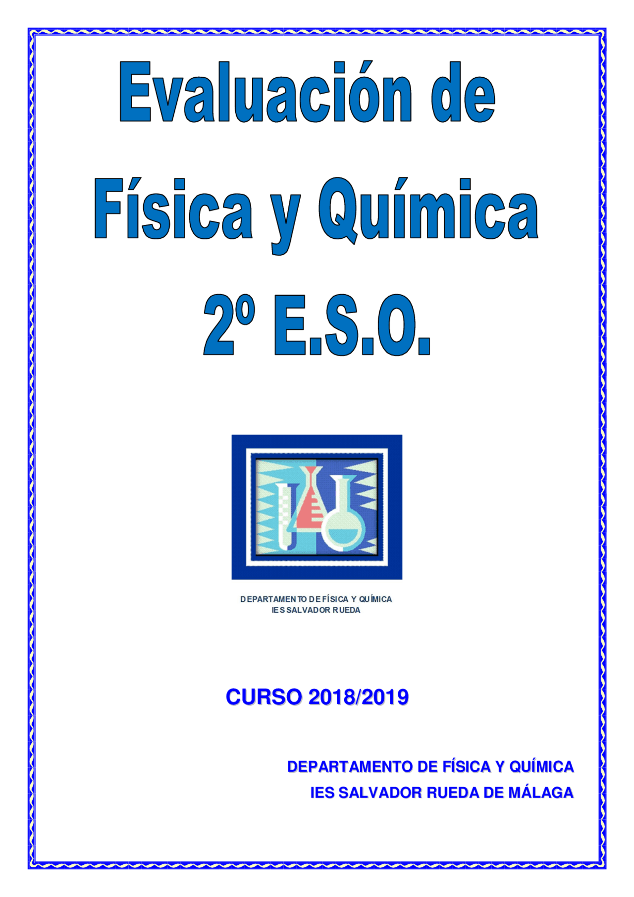 Fisica y quimica 2 eso | Exámenes selectividad de Física | Docsity