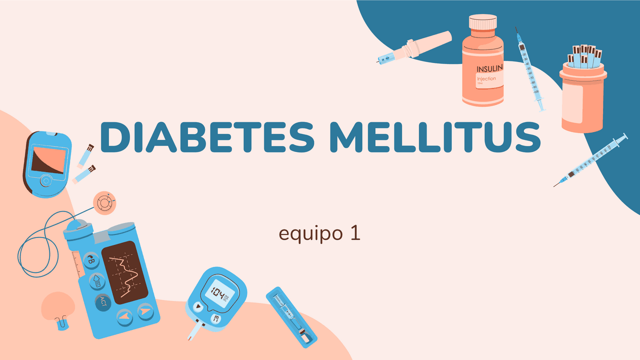 Diabetes mellitus, diapositivas para dar clase | Diapositivas de ...