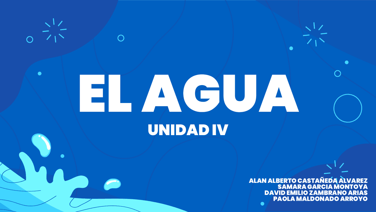 El agua (presentación de powerpoint) | Diapositivas de Ciencias de la ...