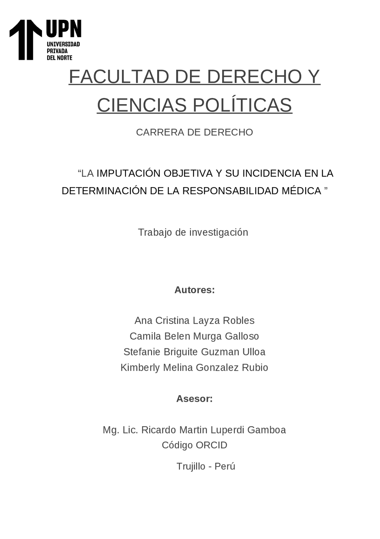 Tesis De Derecho Penal Apuntes De Derecho Docsity
